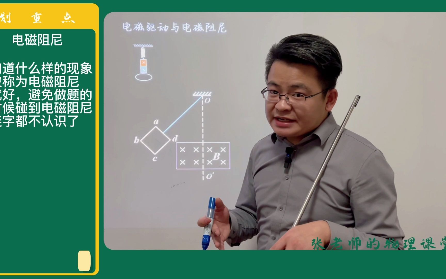 【一听就懂的高中物理】【电磁感应】16.电磁阻尼