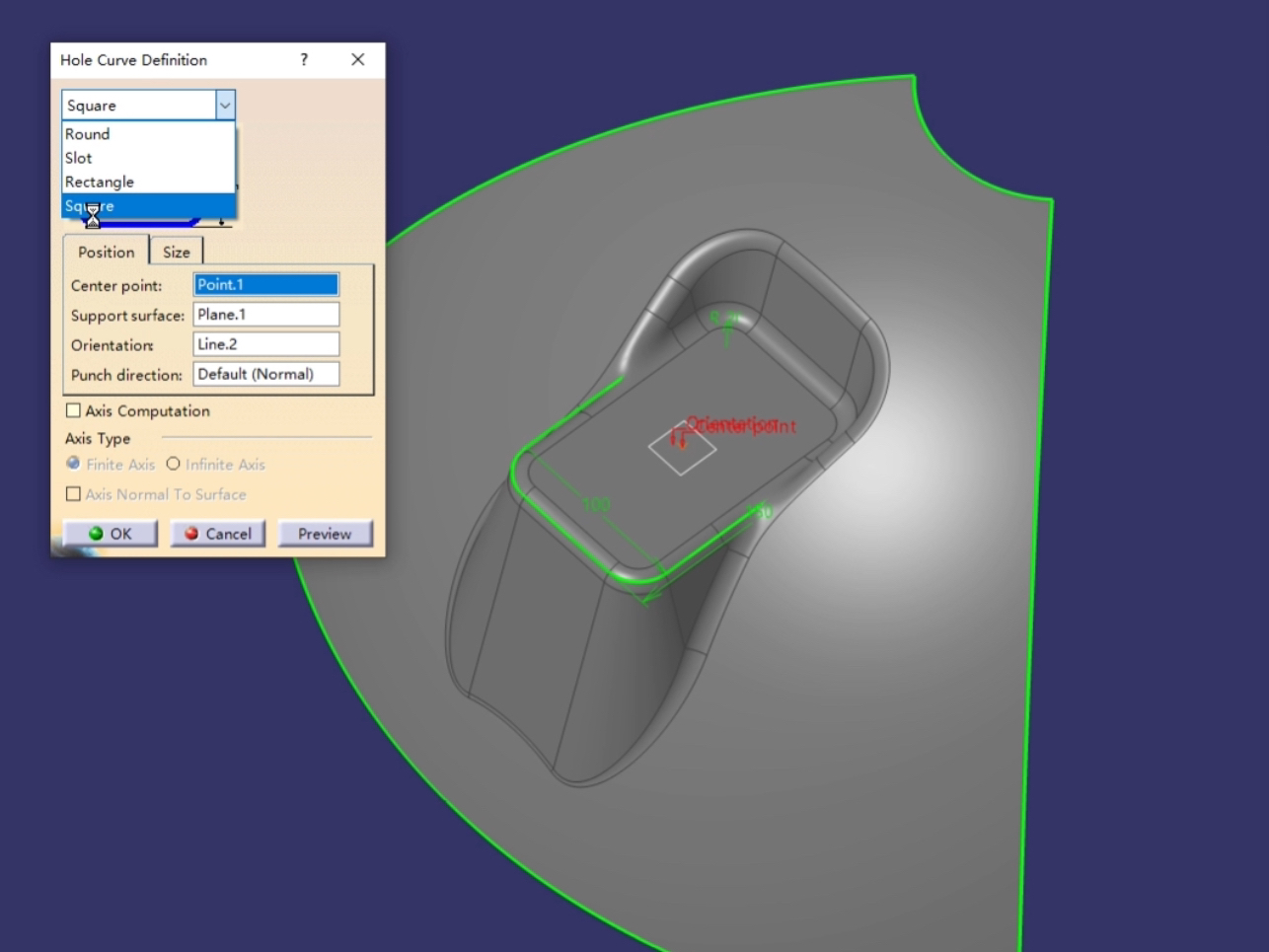 CATIA钣金阴阳台模版开发