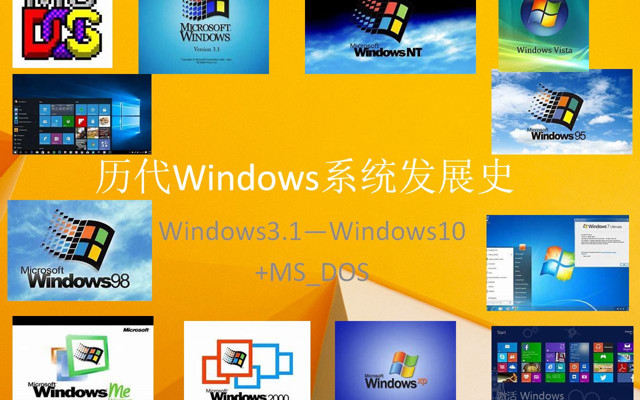 历代Windows系统发展史