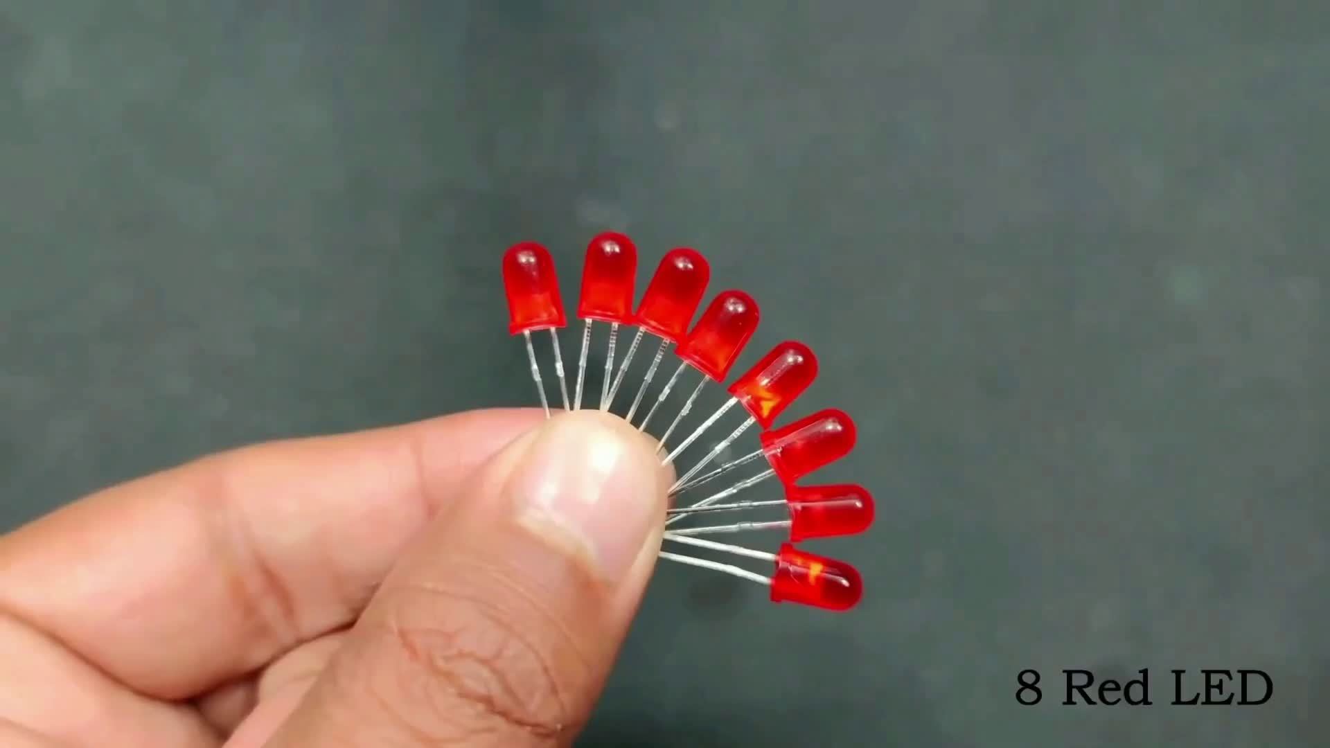 LED灯玩具制作,老师傅用空余时间做的,每一颗都焊接的到位实在