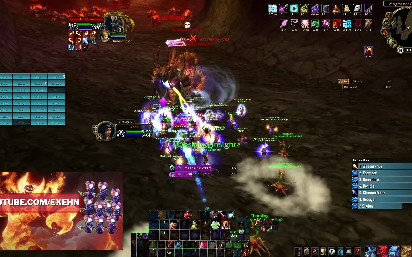 魔兽世界怀旧服:40个法师轻虐MC