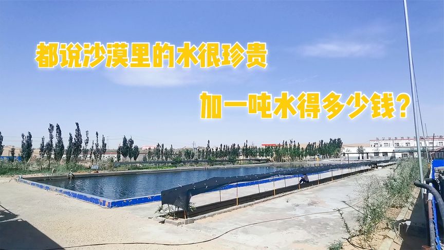 房车自驾,都是沙漠里的水很珍贵,房车加一吨水得多少钱?