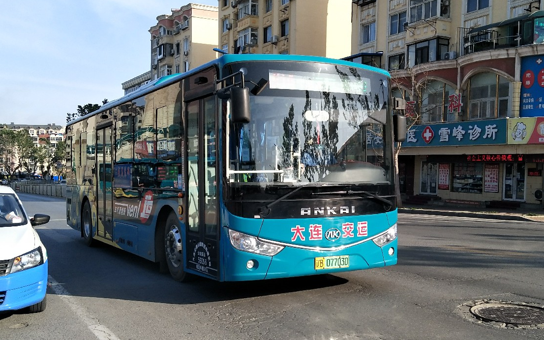 【大连公交】旅顺公交205路 [塔河湾快轨站→旅顺汽车站] 全程第一...