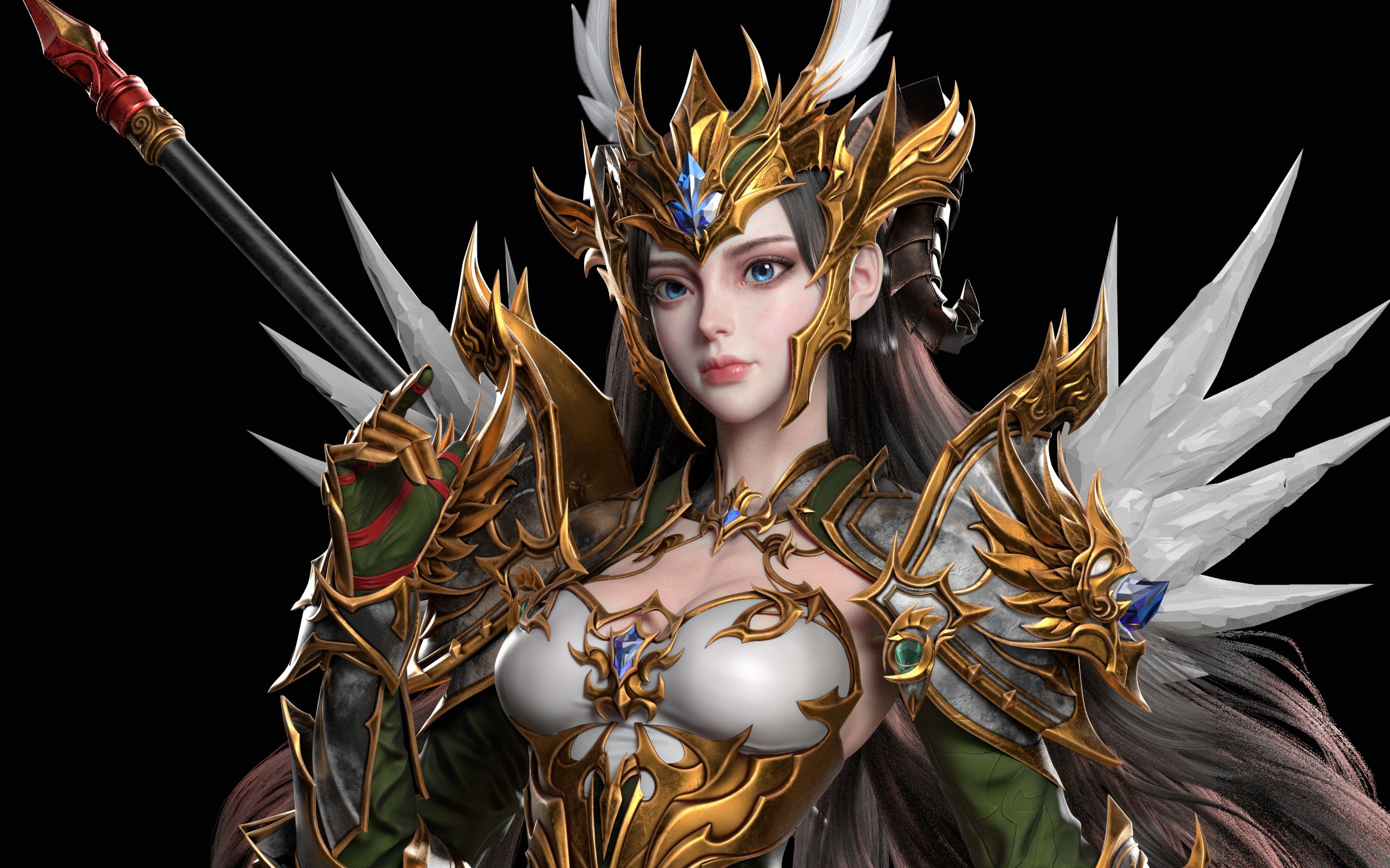 【高精度CG模型】韩风美型cg角色录播