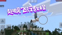 我的世界:手机版，翅膀飞行小教程