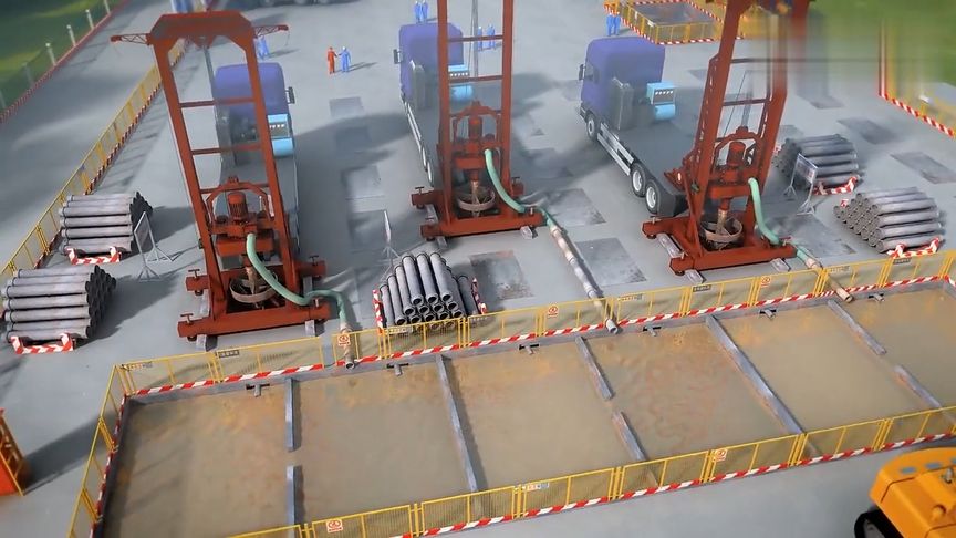 钻孔灌注桩施工全过程3D动画,看完你就是老司机!