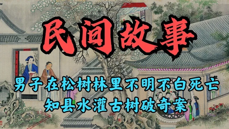 古代奇案:男子在松树林里不明不白死亡,知县水灌古树破奇案