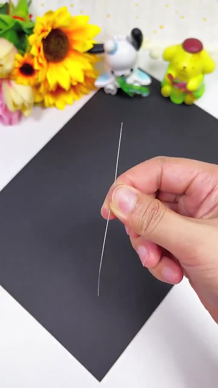 用完的口罩不要扔,用里面的铁丝来做个戒指送闺蜜吧