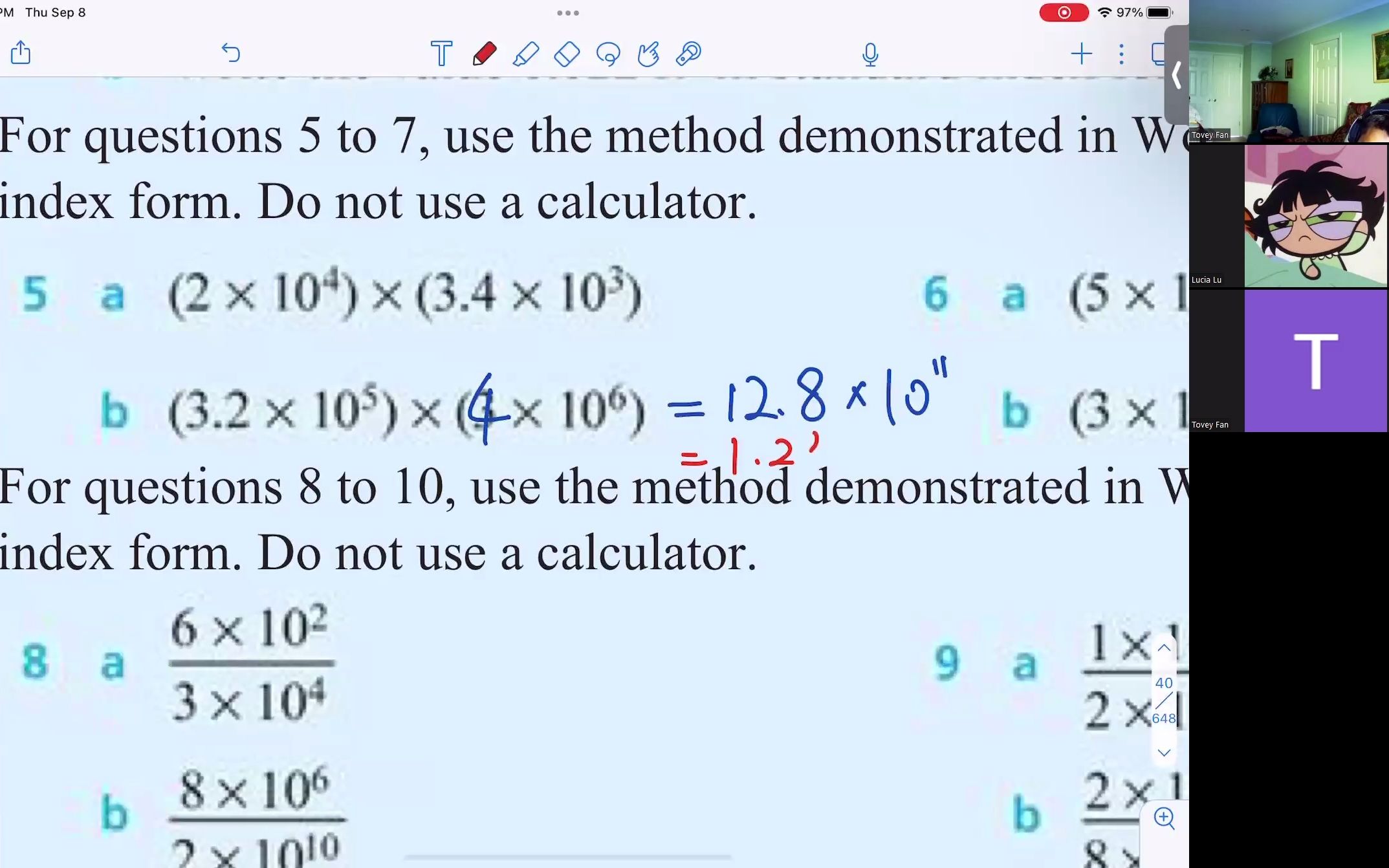 9.8 科学计数法、对数 IB SL Math 11 Scientific notations and log