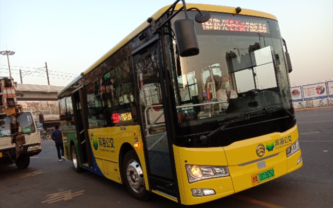 天津滨海公交955路(学院区北站→洞庭路公交站)全程原速前方展望