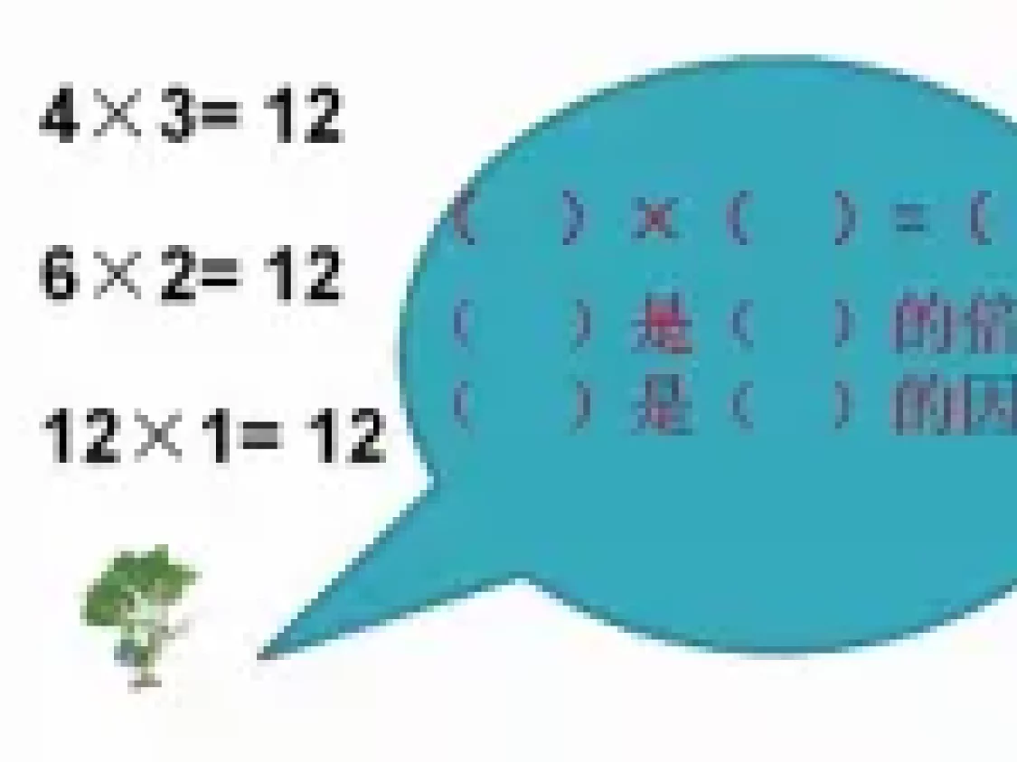 微课大赛优秀作品 小学数学倍数和因数