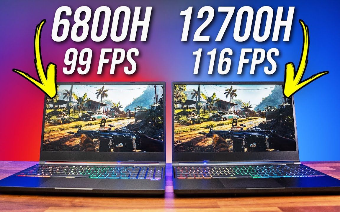 【CPU测评】AMD 还是英特尔更适合玩游戏? 6800H vs 12700H CPU ...
