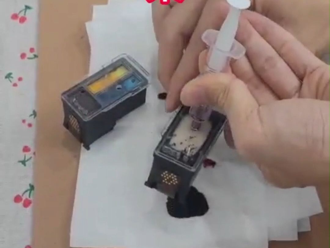 墨盒不出墨,打印颜色不正怎么办,教你一招