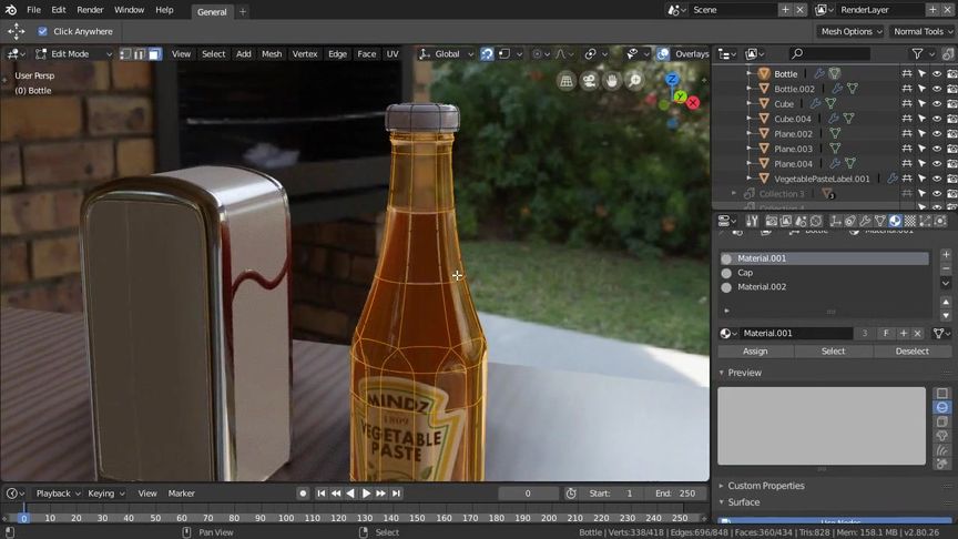 blender-2.8-每周测试-在编辑模式下线框视图和修改模式预览