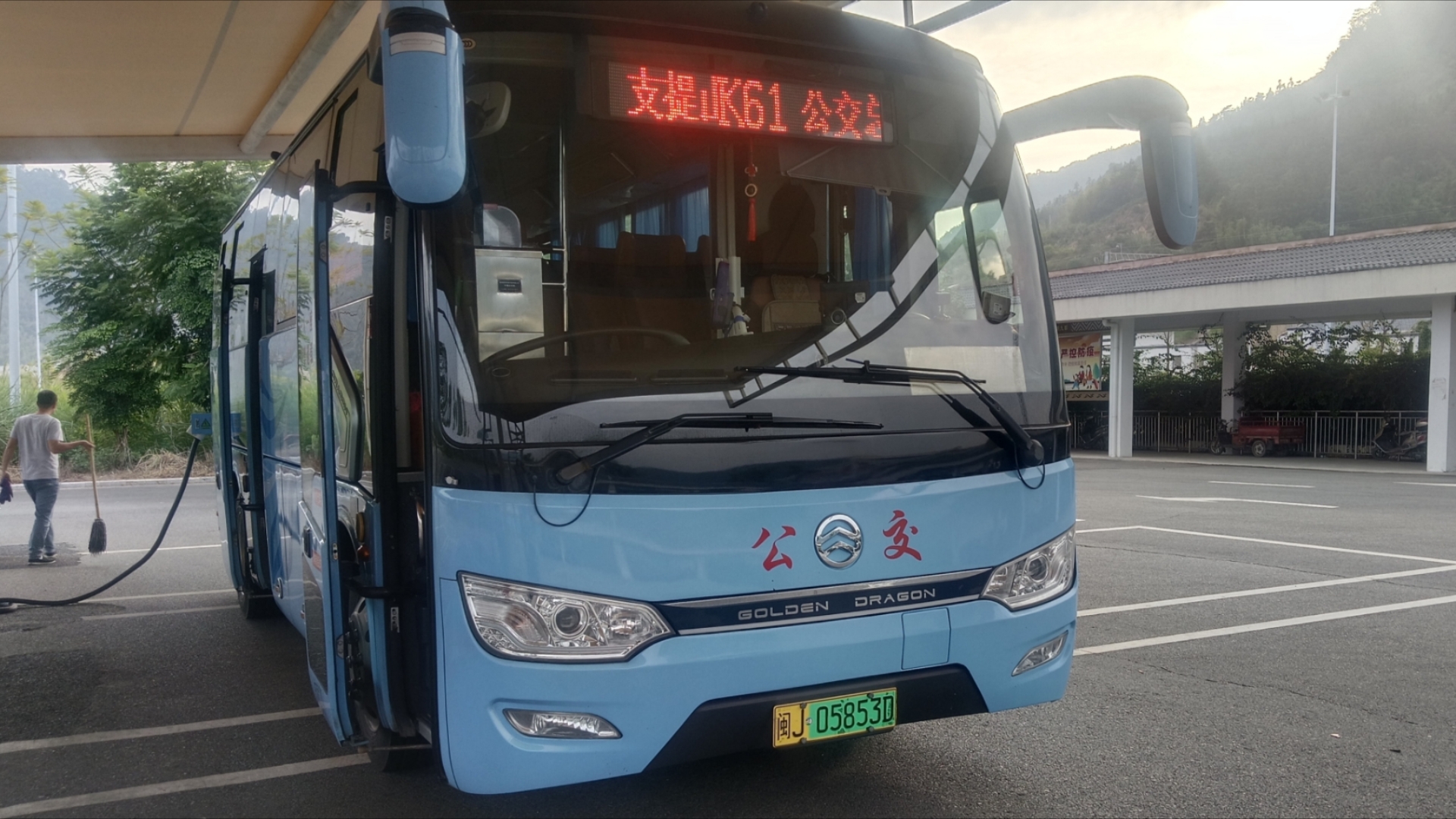 [宁德最长公交线]宁德公交K61路 支提山火车站→公交总站 全程前挡pov