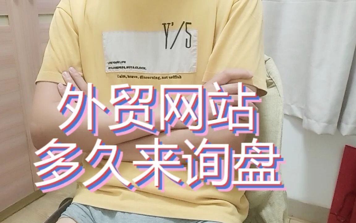 外贸网站多久来询盘