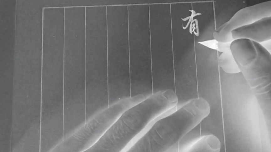 “有”字行、草书写法练习(毛笔、硬笔)