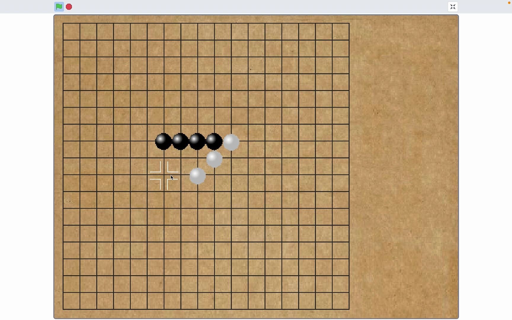 scratch编程100例之五子棋