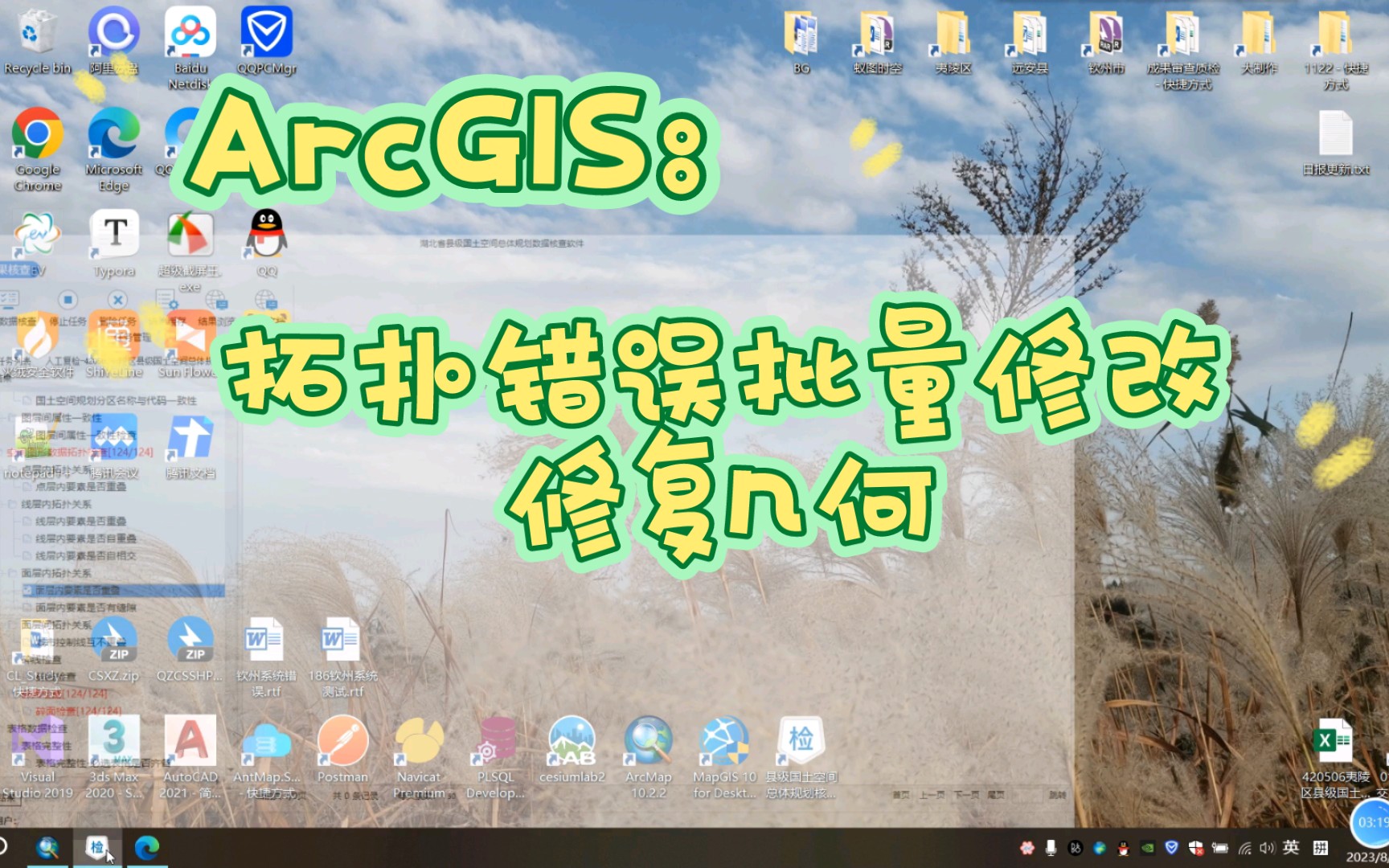 ArcGIS·拓扑错误批量处理·修复几何