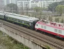 上局沪段SS9G牵引K849次列车(保定-上海)昆山站接近(2020/01)