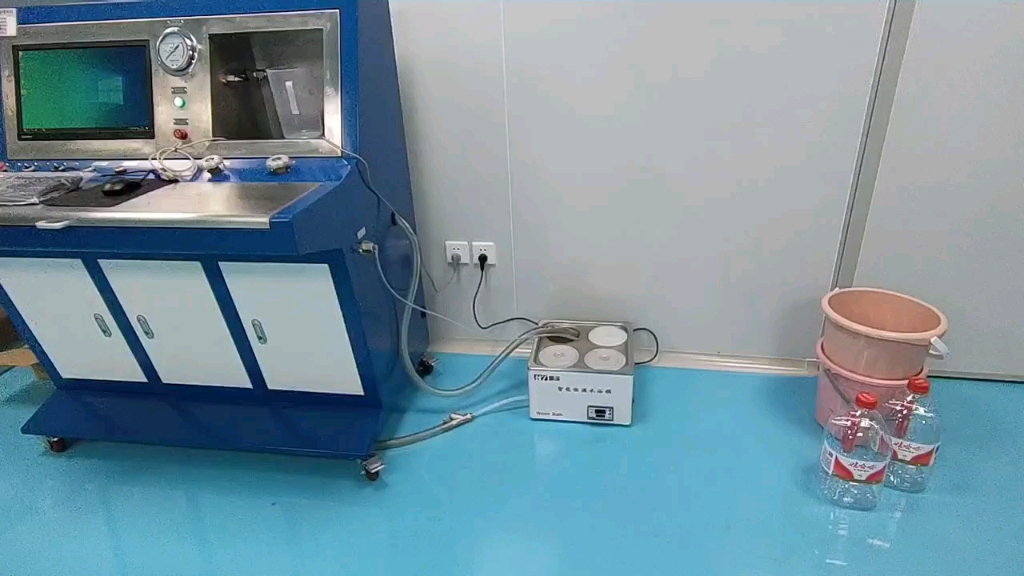 医用导管动力流量注射测试装置