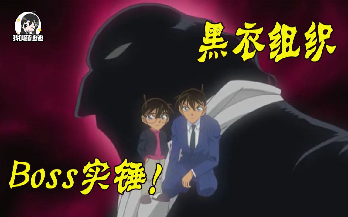 【迪迪】柯南黑衣组织boss解密,史上最可怜老大,手下只有一个琴酒好使