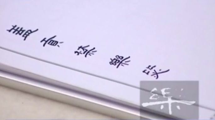 张站立少儿书法讲座—隶书《曹全碑》教程 第四十四讲 字底 硬笔