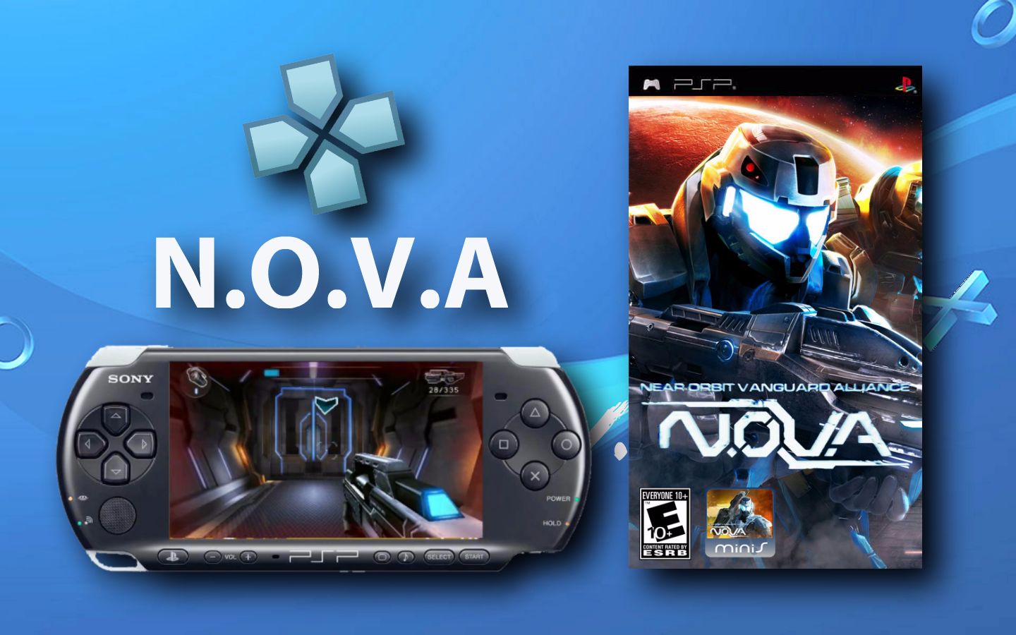 【PSP模拟器】你有玩过PSP版的N.O.V.A(近地联盟先遣队)吗?