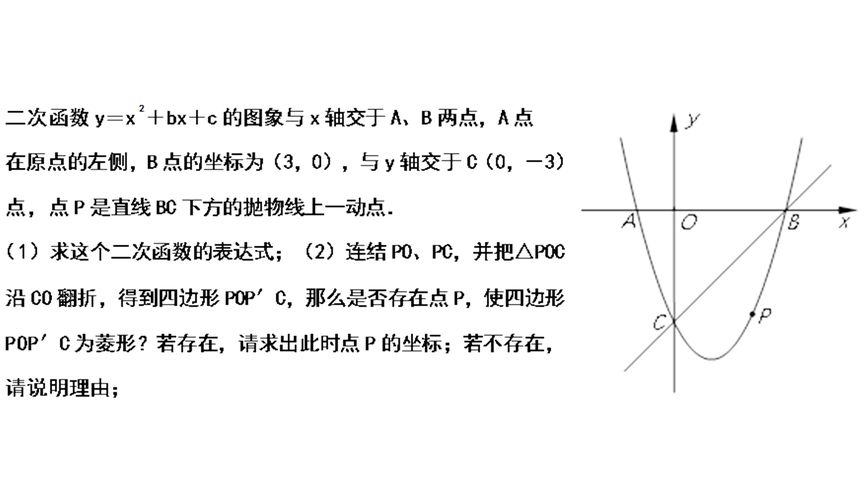 九年级数学:二次函数易考知识点,要掌握好这些考点