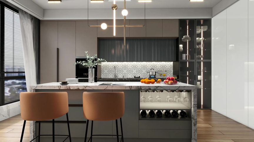 #开放式厨房设计 #酷家乐 #室内设计