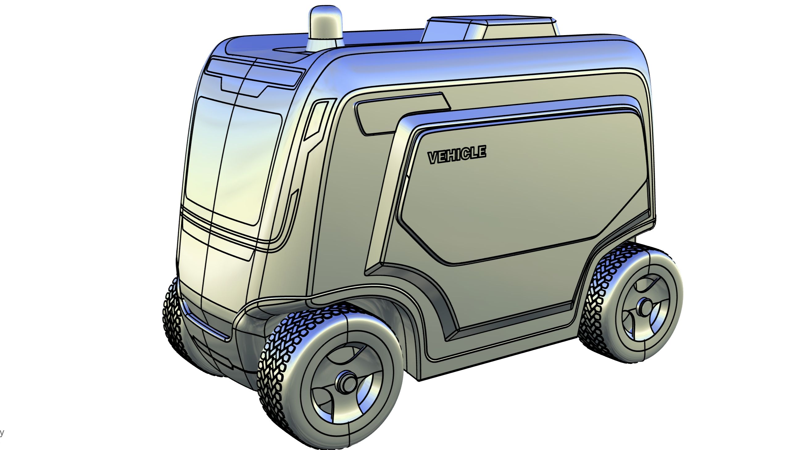 犀牛Rhino交通工具概念车建模