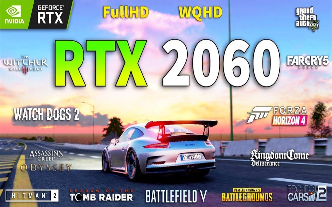 RTX 2060 显卡性能测试(共12个游戏)1080P 60帧视频