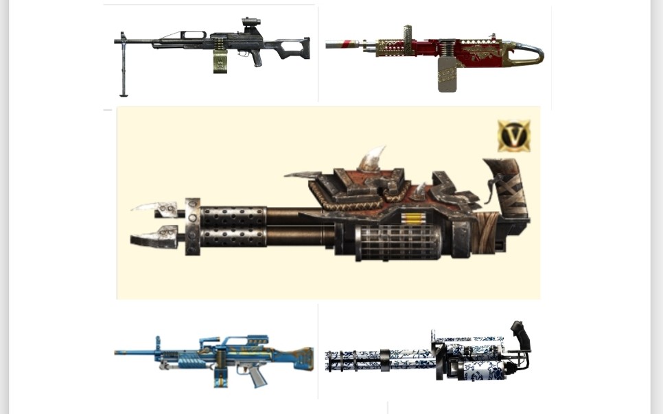 生化模式机枪排行榜TOP5!看看有没有你中意的机枪!