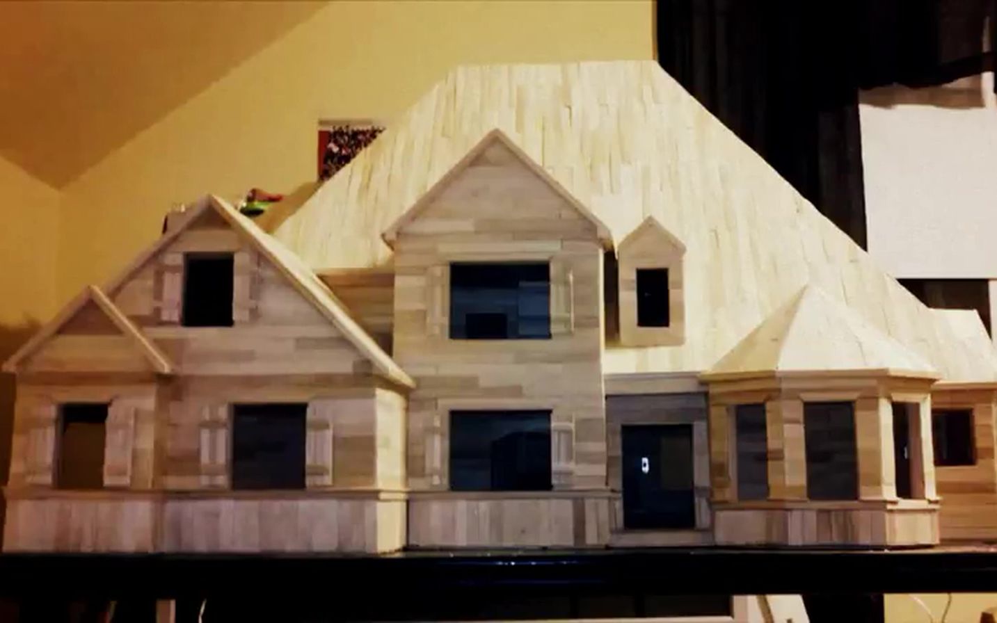 【房屋模型】雪糕棒房屋-1