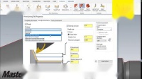 mastercam数控车加工,看参数设置与实际切削