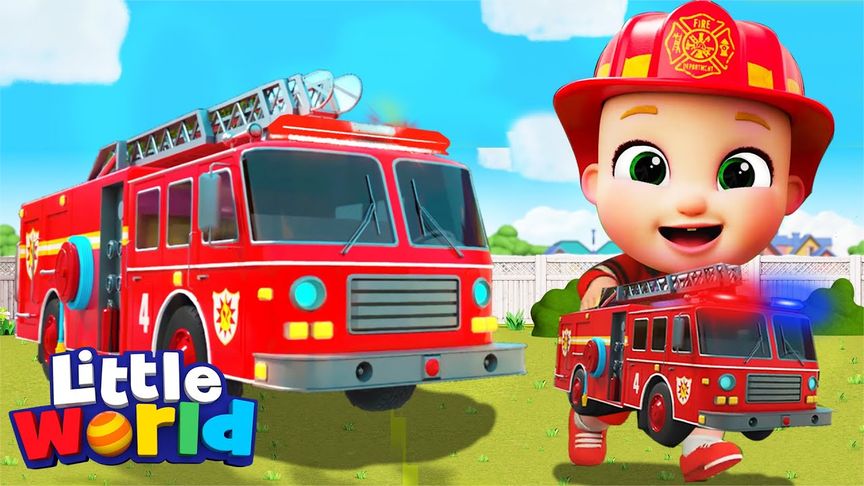 亲子益智动画:起火了怎么办?宝贝变身小小消防员扑灭火灾!