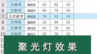 Excel如何设置聚光灯效果?