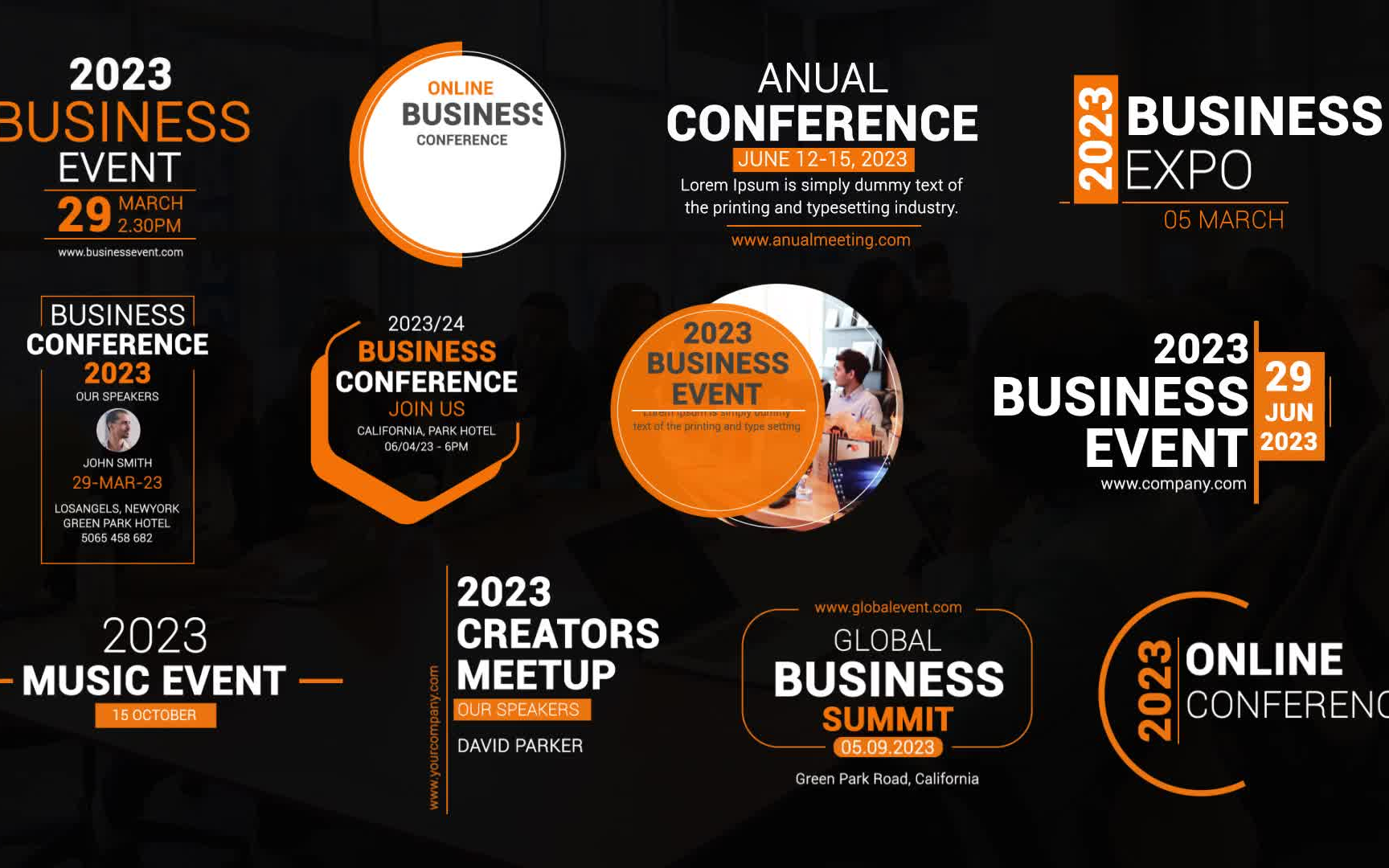 AE模板-日历日期动态文字标题模板 星期几标题 几号标题