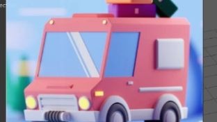 【maya入门基础教学】小汽车制作!从拉“box”开始!从零开始搭建全...