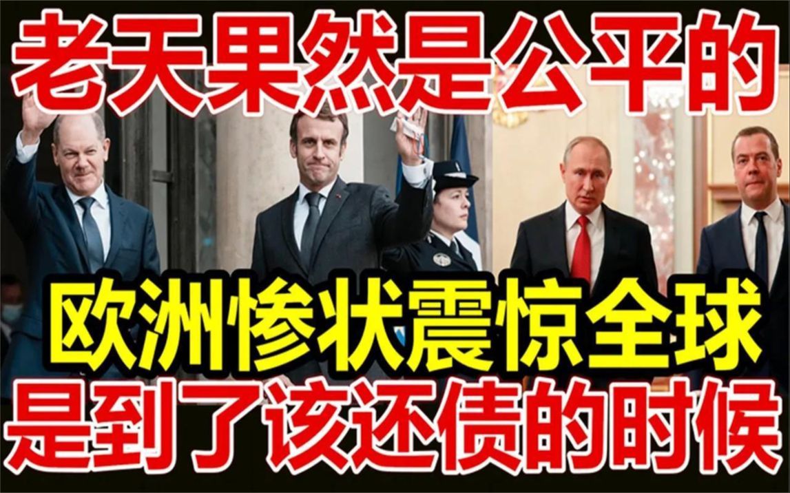 惨遭报复、老天果然是公平的、欧洲惨状震惊全球