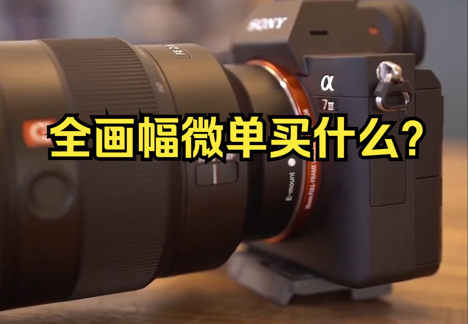 全画幅微单买什么?3台性价比高的微单!