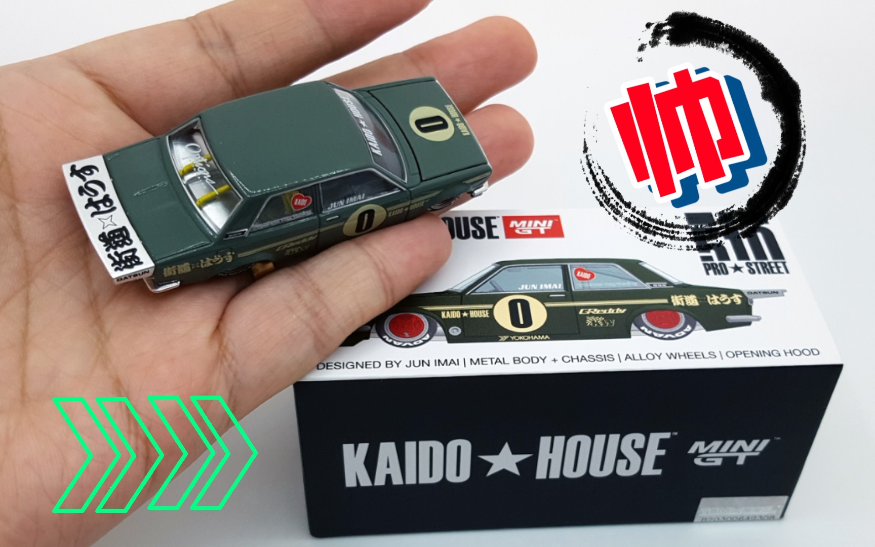 ...帅帅子~KAIDO★HOUSE & MINIGT联名日产510直线加速改装车