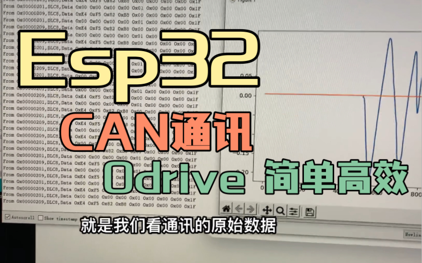 Esp32 CAN 低压 通讯 Odrive 简单好用