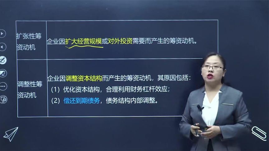 2022中级会计财务管理-筹资管理概述 1