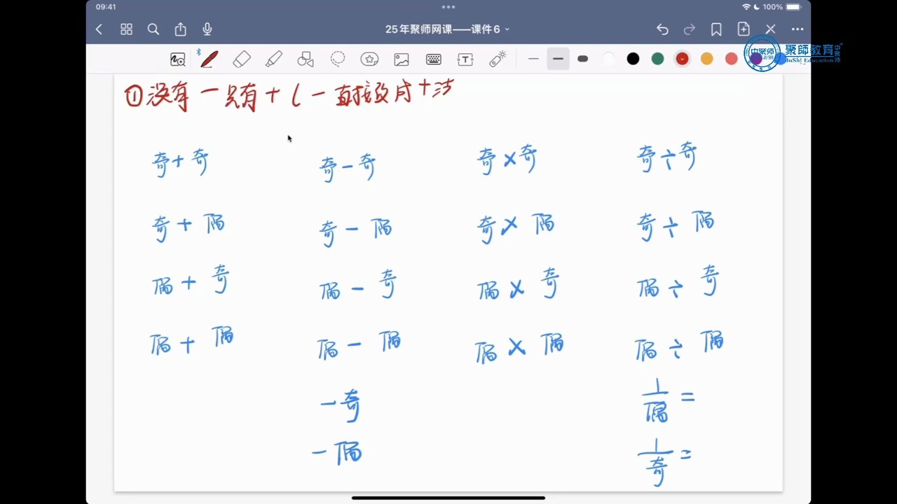 两句话解决奇函数、偶函数的四则运算判断
