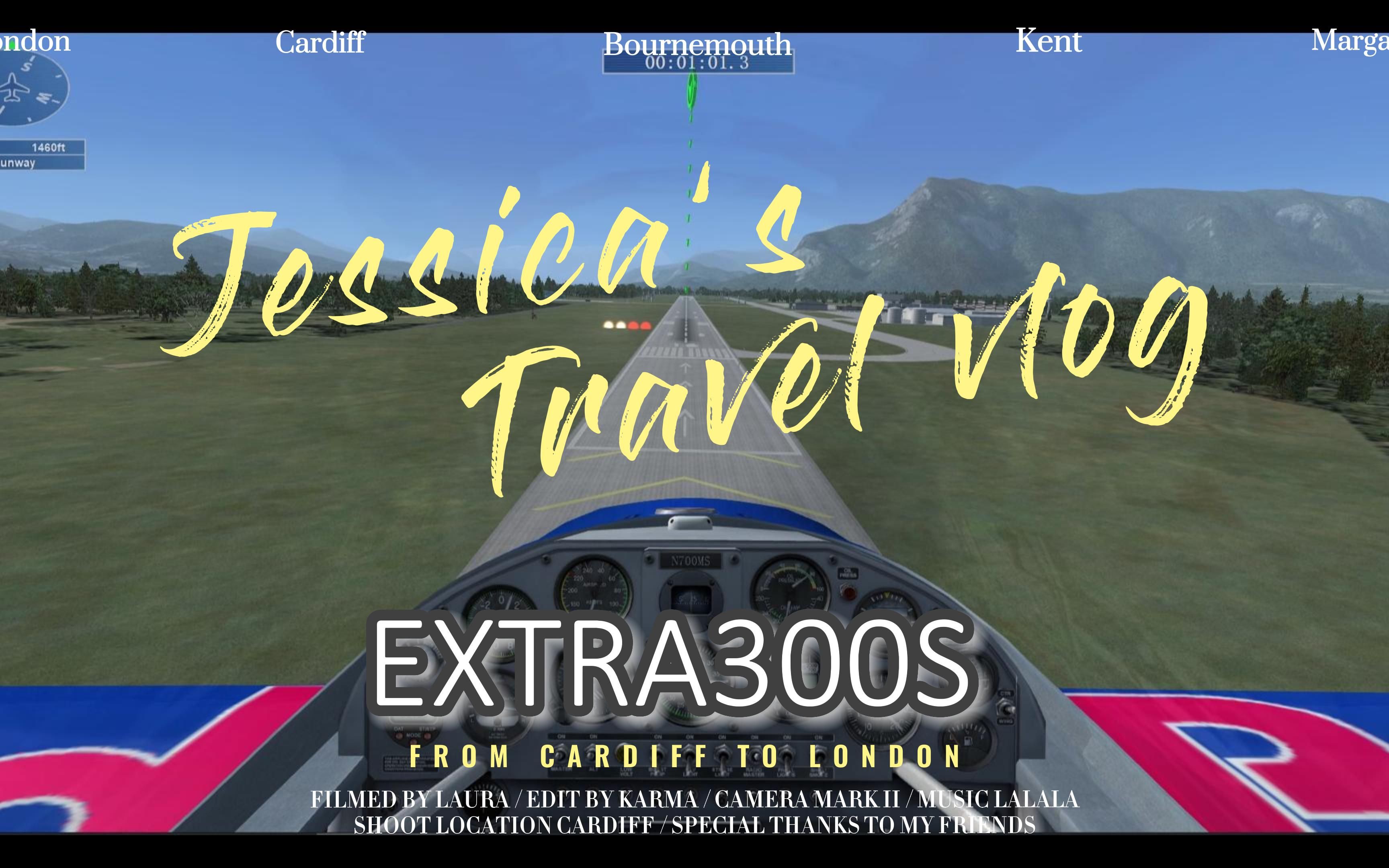 FSX【微软模拟飞行10】中国航空运动协会ASFC 二阶段 红牛穿越...