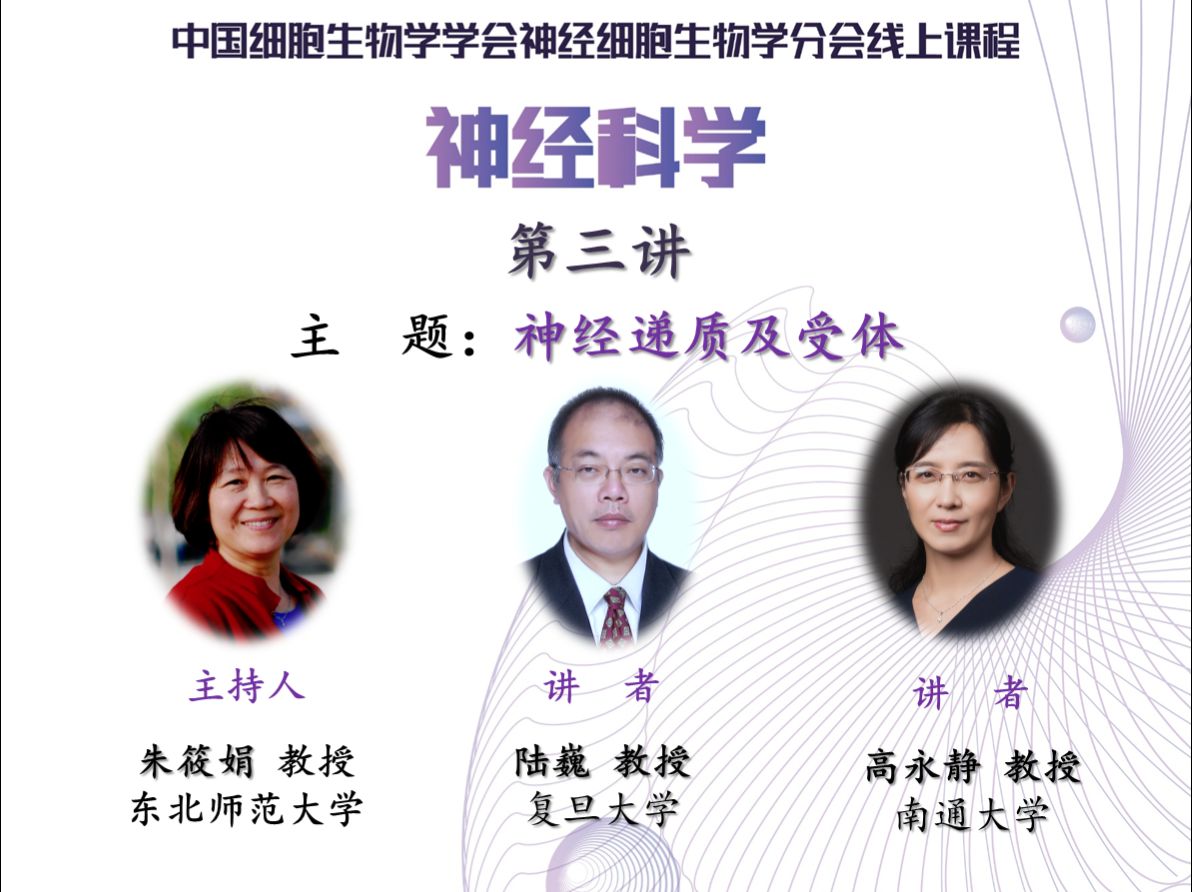 第3讲 神经递质及受体