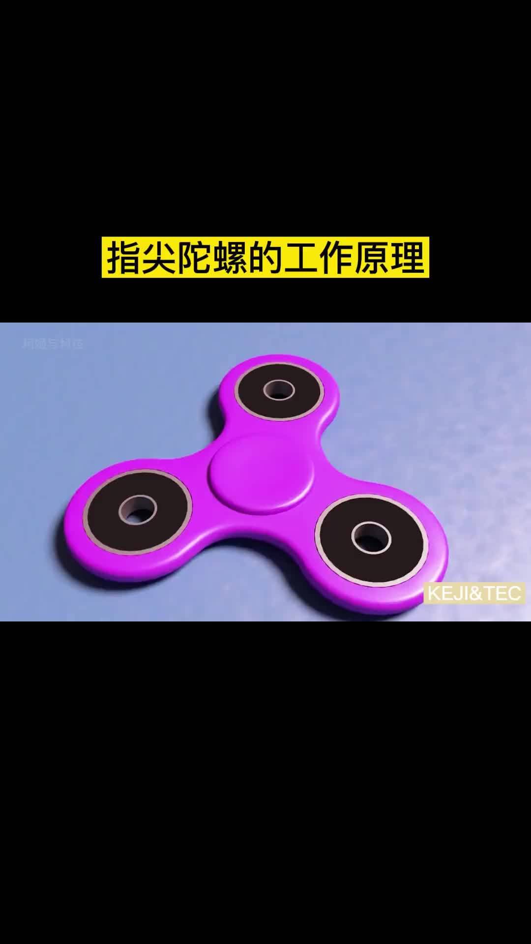 一目了然,3D动画高清演示指尖陀螺的工作原理!