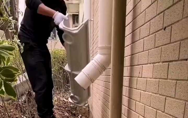 自建别墅 庭院设计 排水沟盖板 有了这个水沟,屋檐排水沟早早收工,...