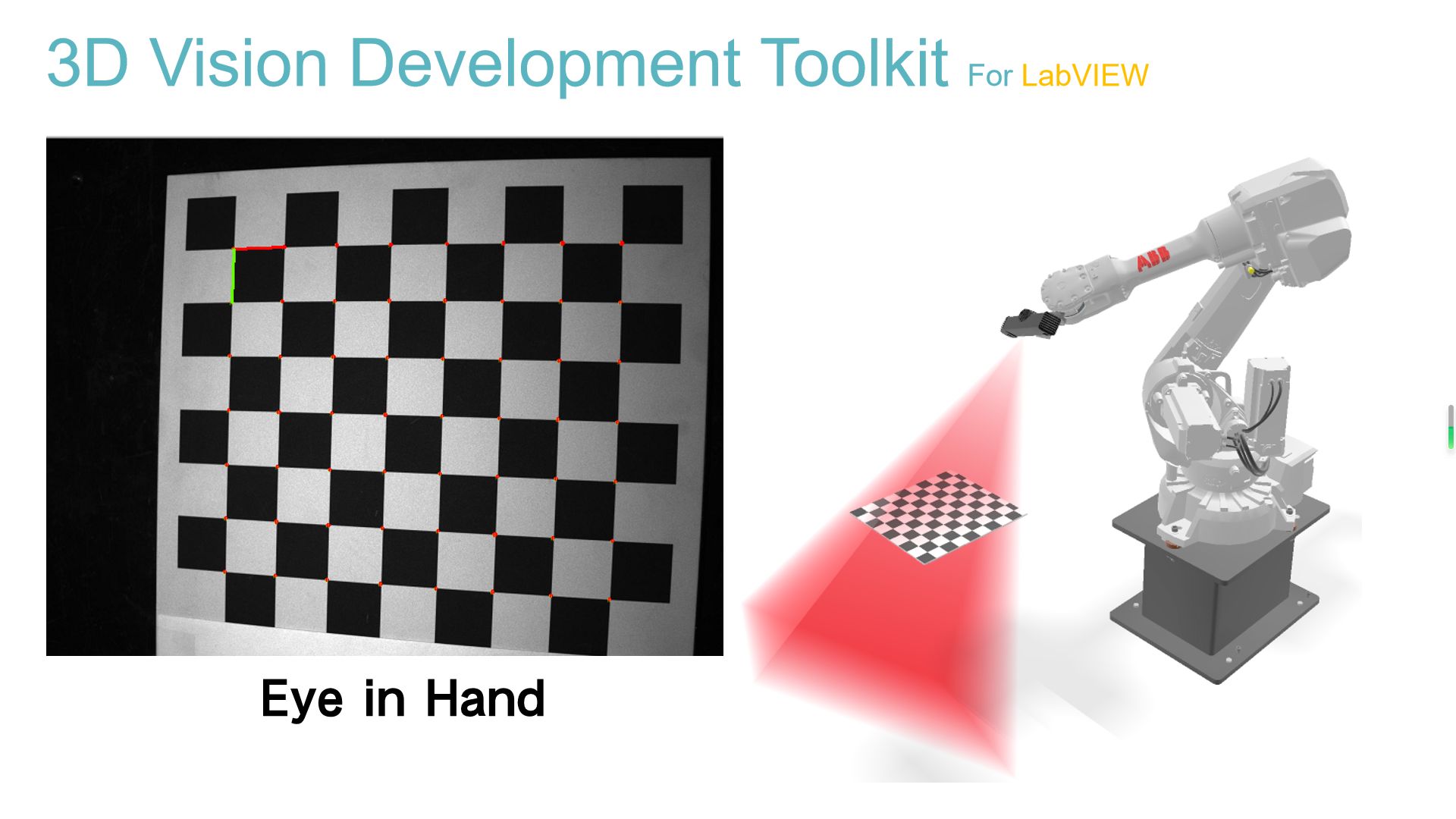 LabVIEW 3D视觉开发工具包系列教程——4.1 眼在手上标定